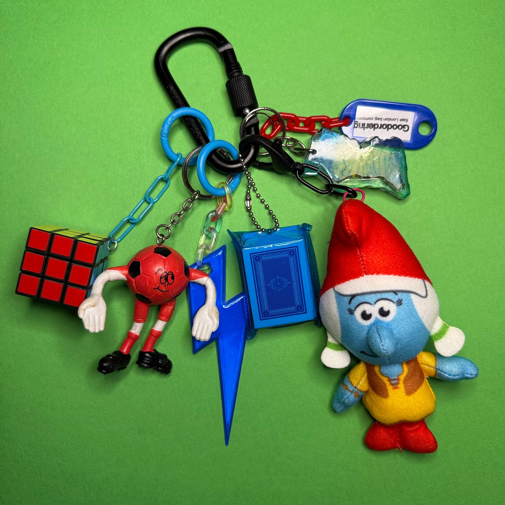 Bag charm and keyring smurfette – Goodordering