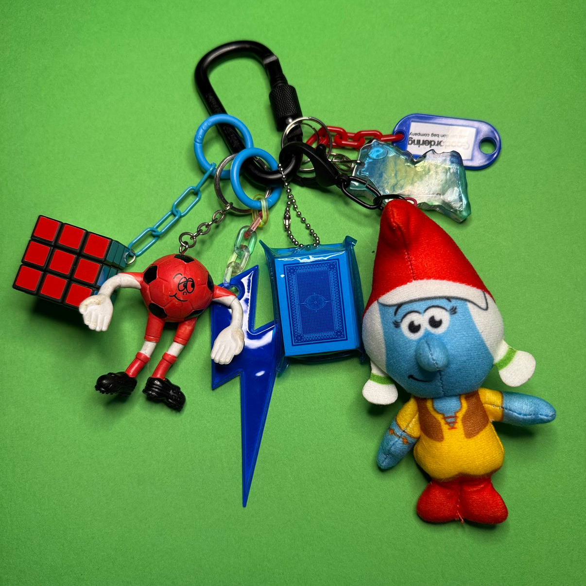 Bag charm and keyring smurfette – Goodordering
