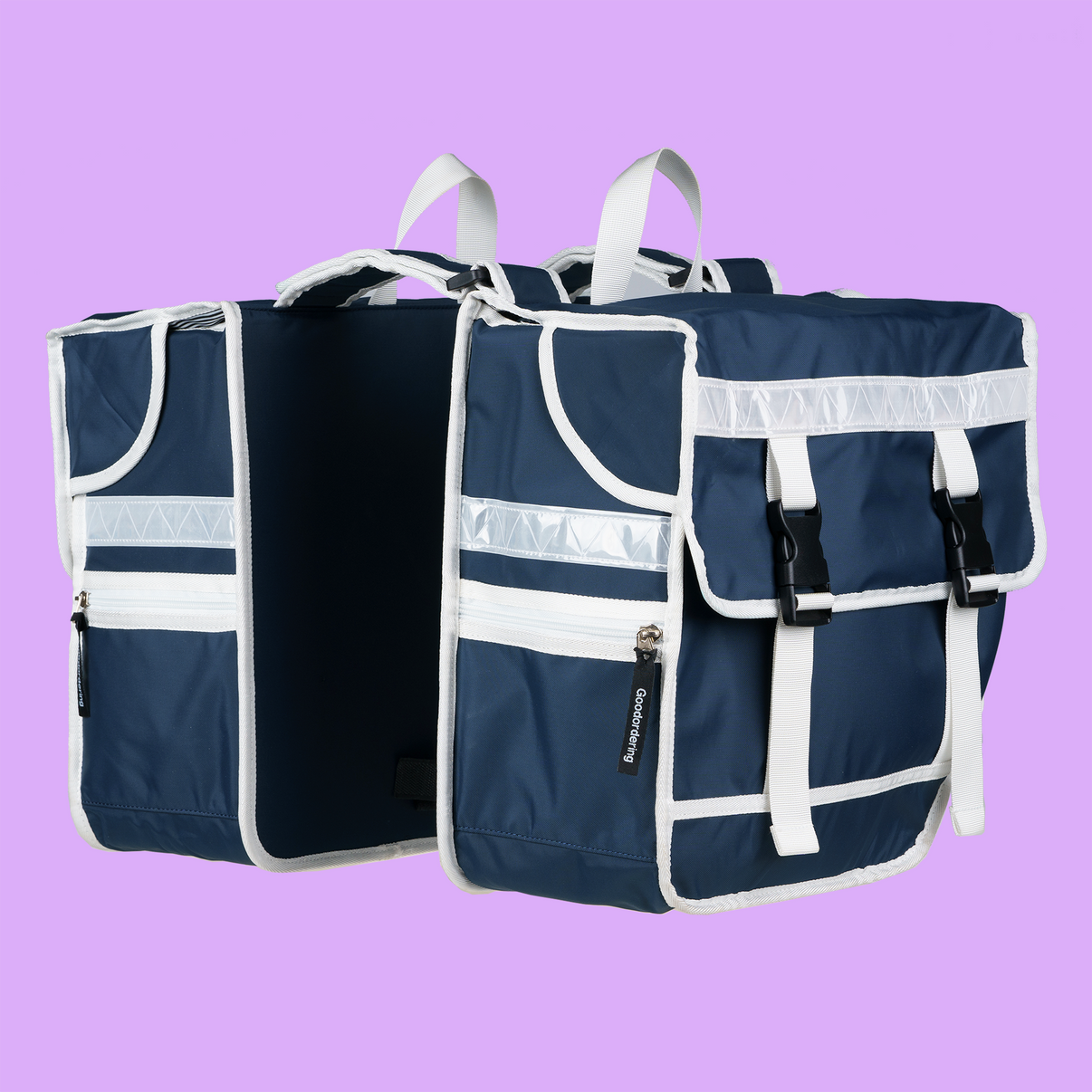 Double Pannier Cycling Bag | Large Capacity Bike Rack Bag (41.6L) | Re ...