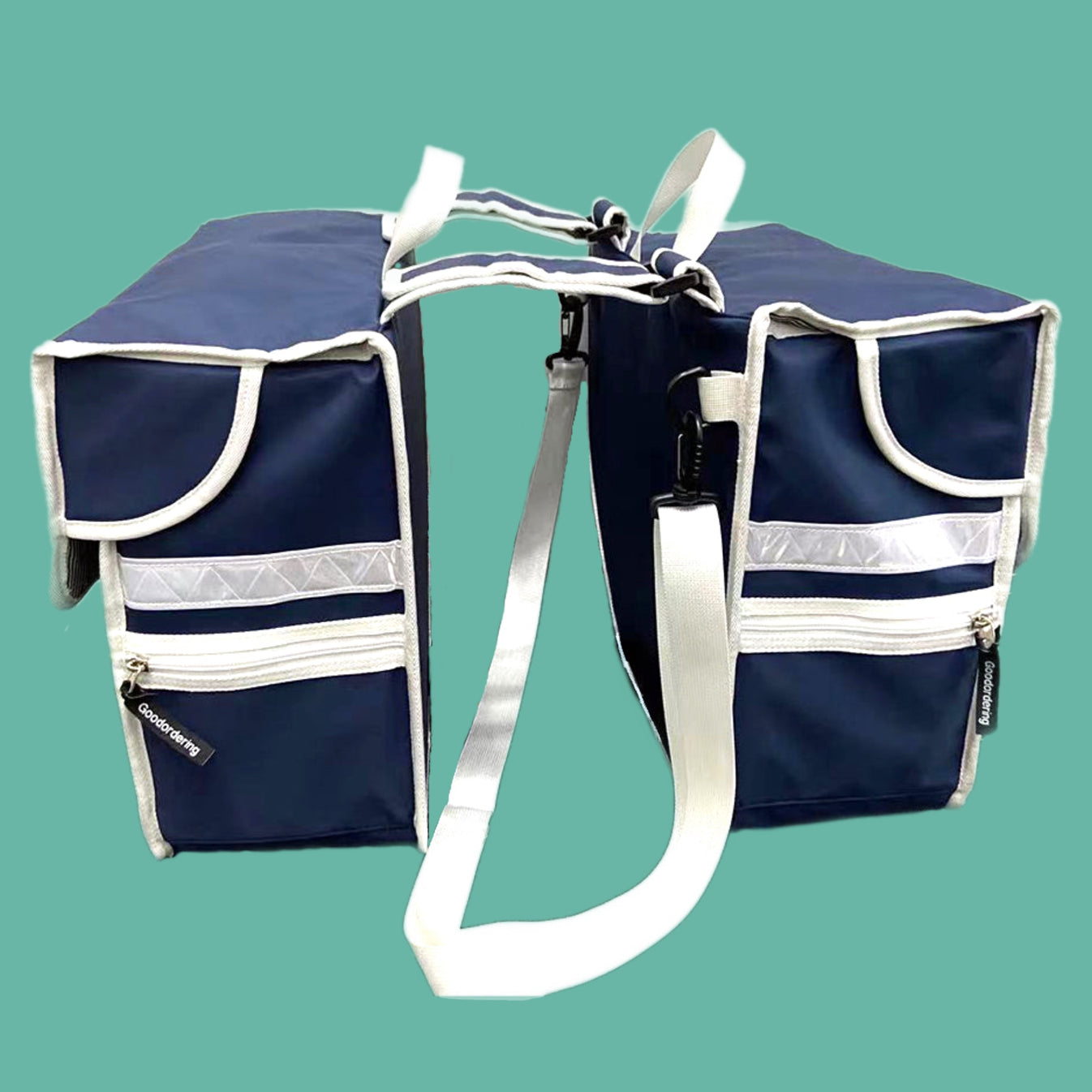 Double Pannier Cycling Bag | Large Capacity Bike Rack Bag (41.6L) | Re ...
